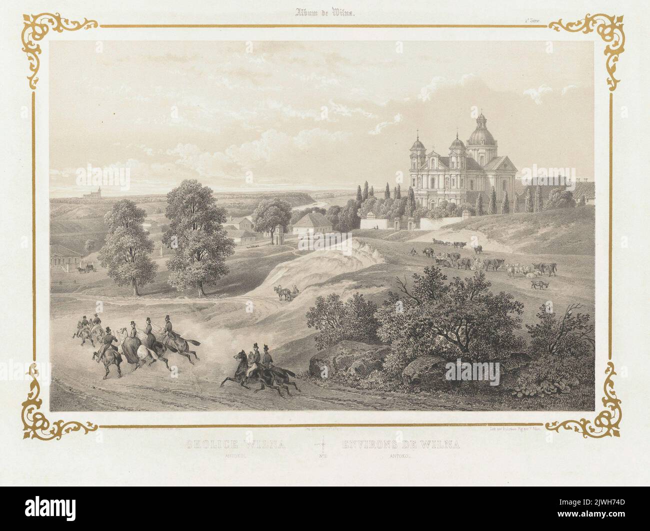 Antakalnis. Lemercier, Rose Joseph (Paryż ; zakład litograficzny ; 1827 ...