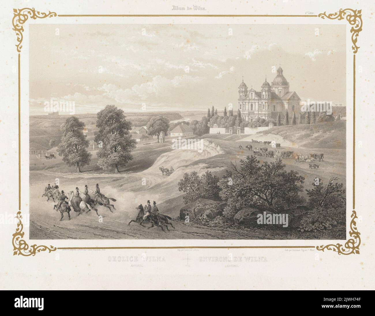 Antakalnis. Lemercier, Rose Joseph (Paryż ; zakład litograficzny ; 1827 ...