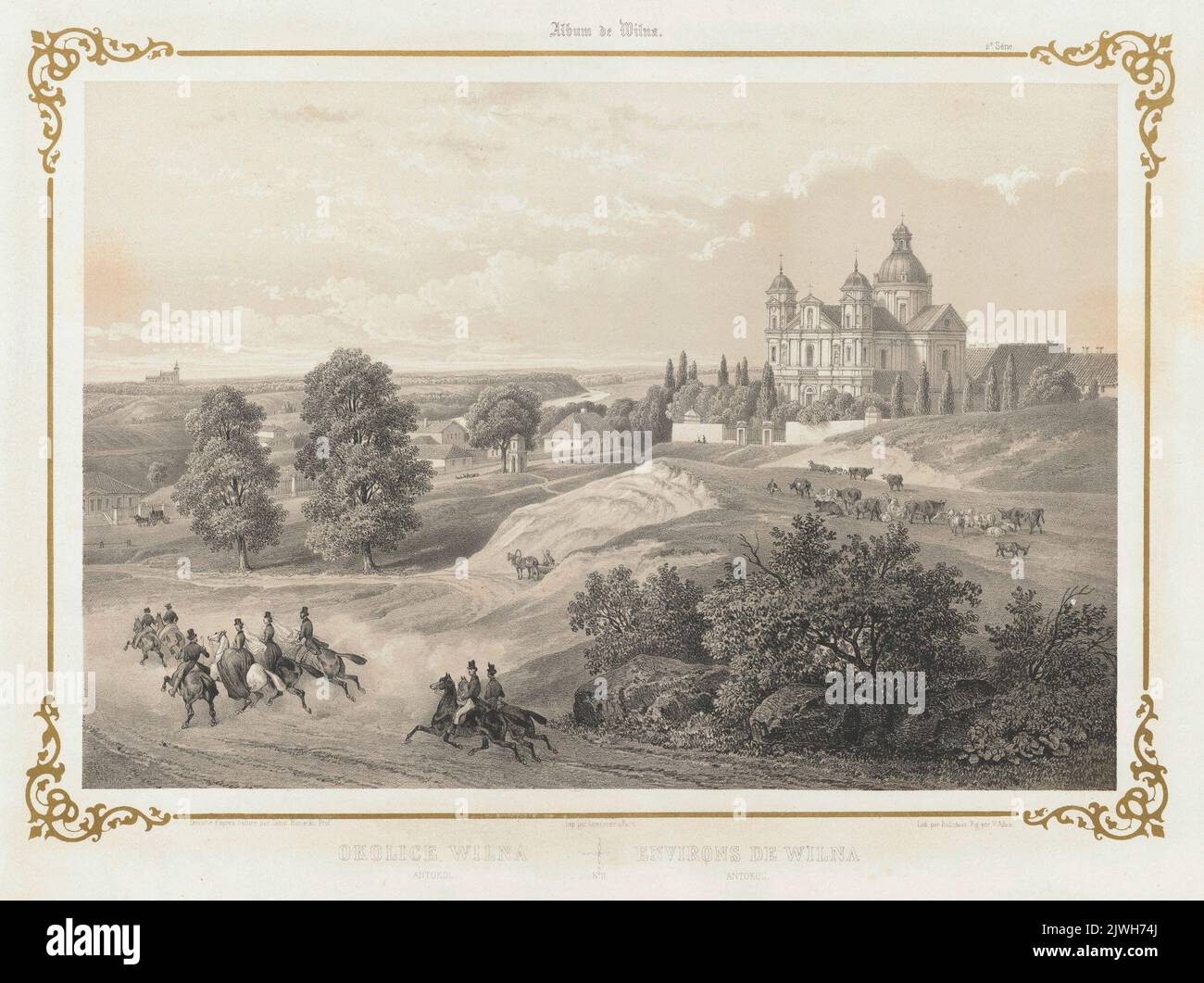 Antakalnis. Lemercier, Rose Joseph (Paryż ; zakład litograficzny ; 1827 ...