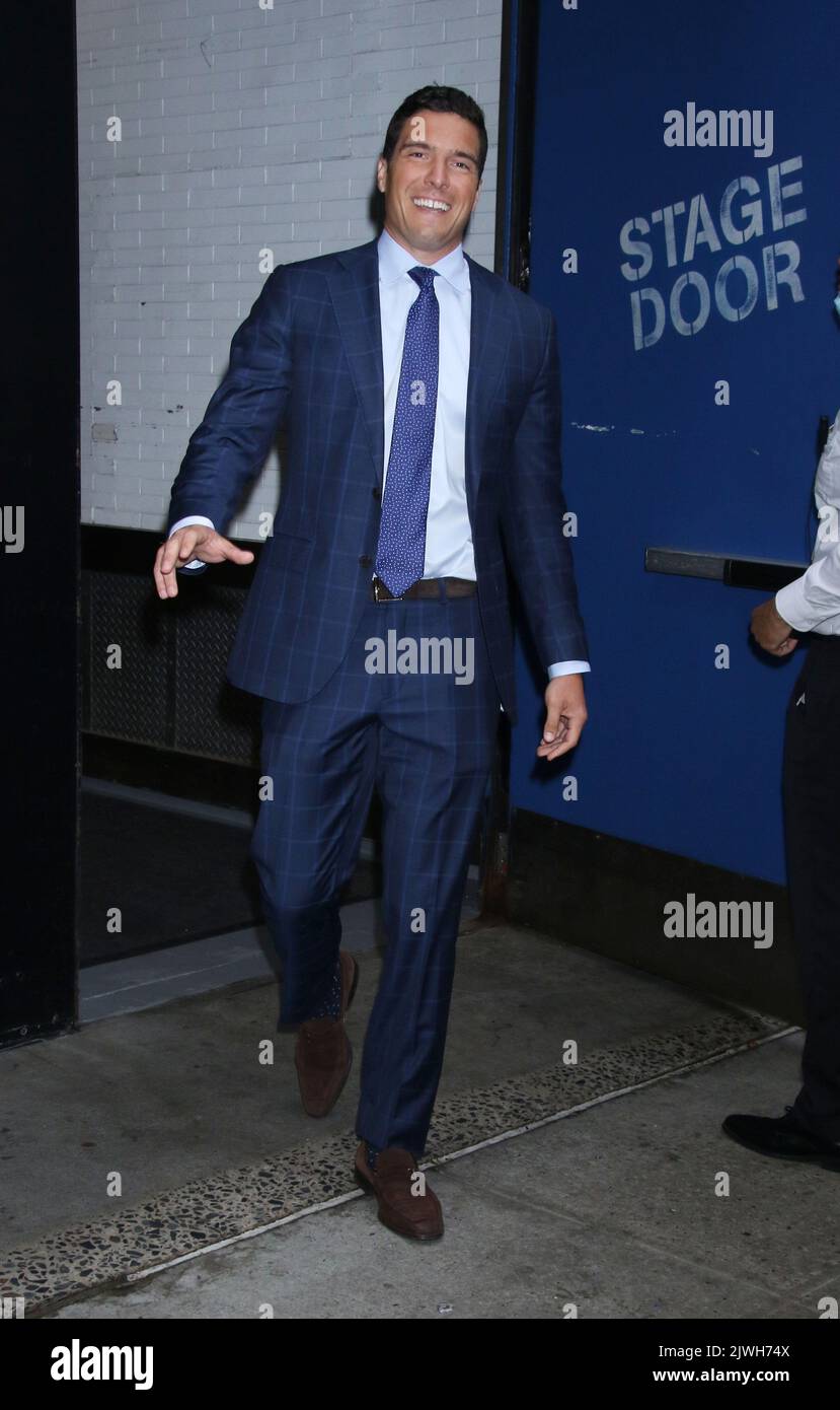 September 05, 2022 Will Reeves on the set of Good Morning America in ...