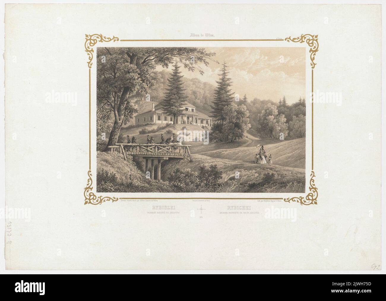 Rybiszki. Lemercier, Benard et Cie (Paryż ; zakład litograficzny ; fl ...