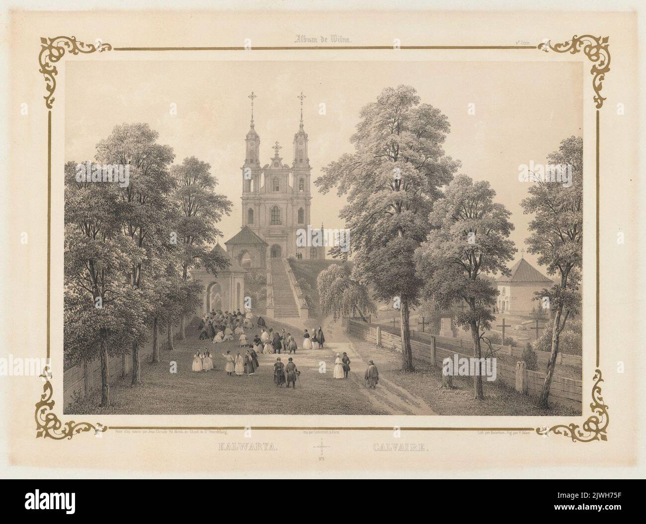 Calvary Church near Vilnius. Lemercier, Rose Joseph (Paryż ; zakład ...