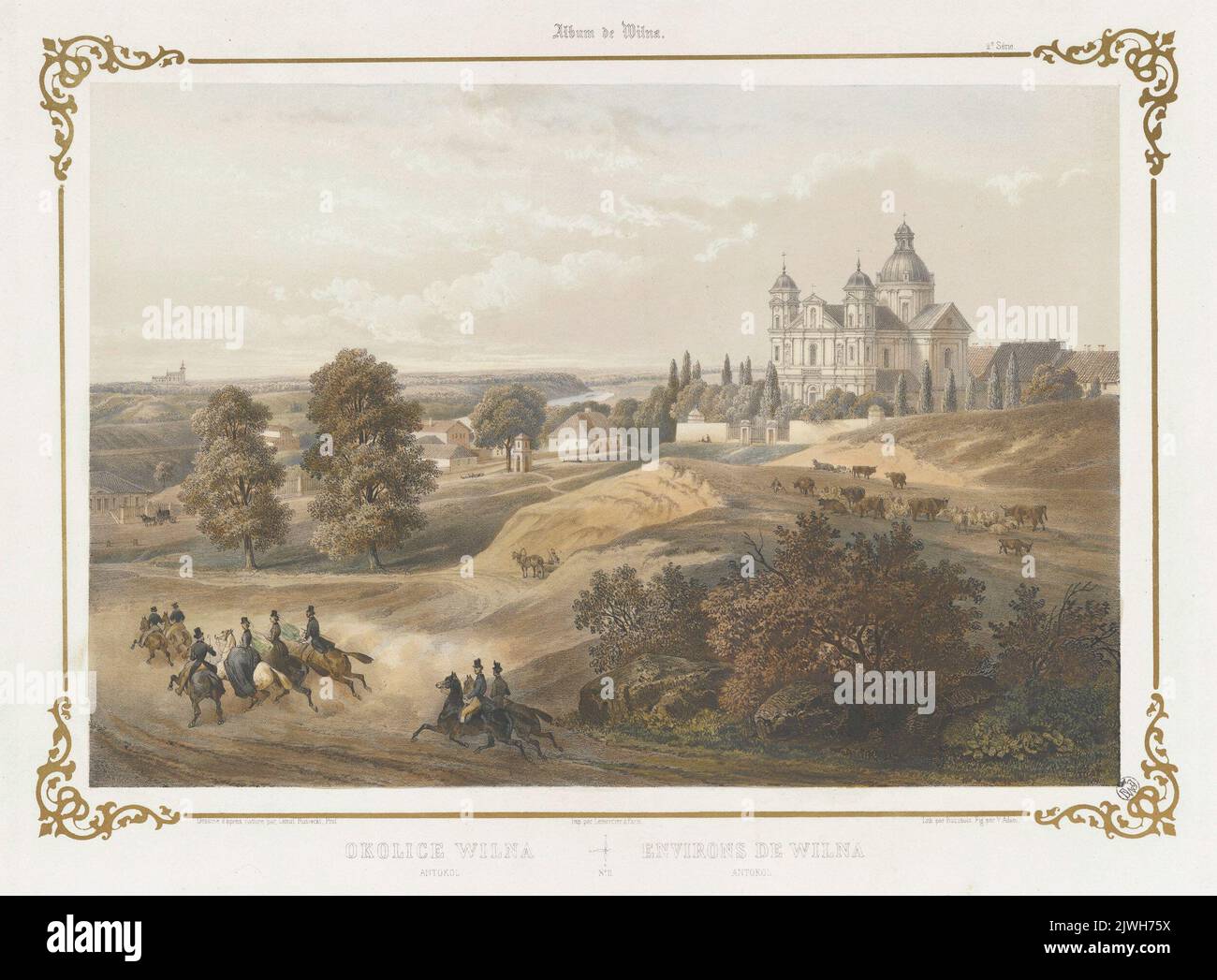 Antakalnis. Lemercier, Benard et Cie (Paryż ; zakład litograficzny ; fl ...