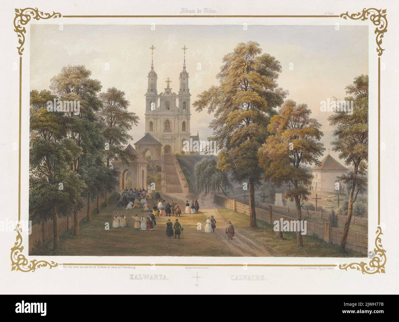 Calvary Church near Vilnius. Lemercier, Rose Joseph (Paryż ; zakład ...