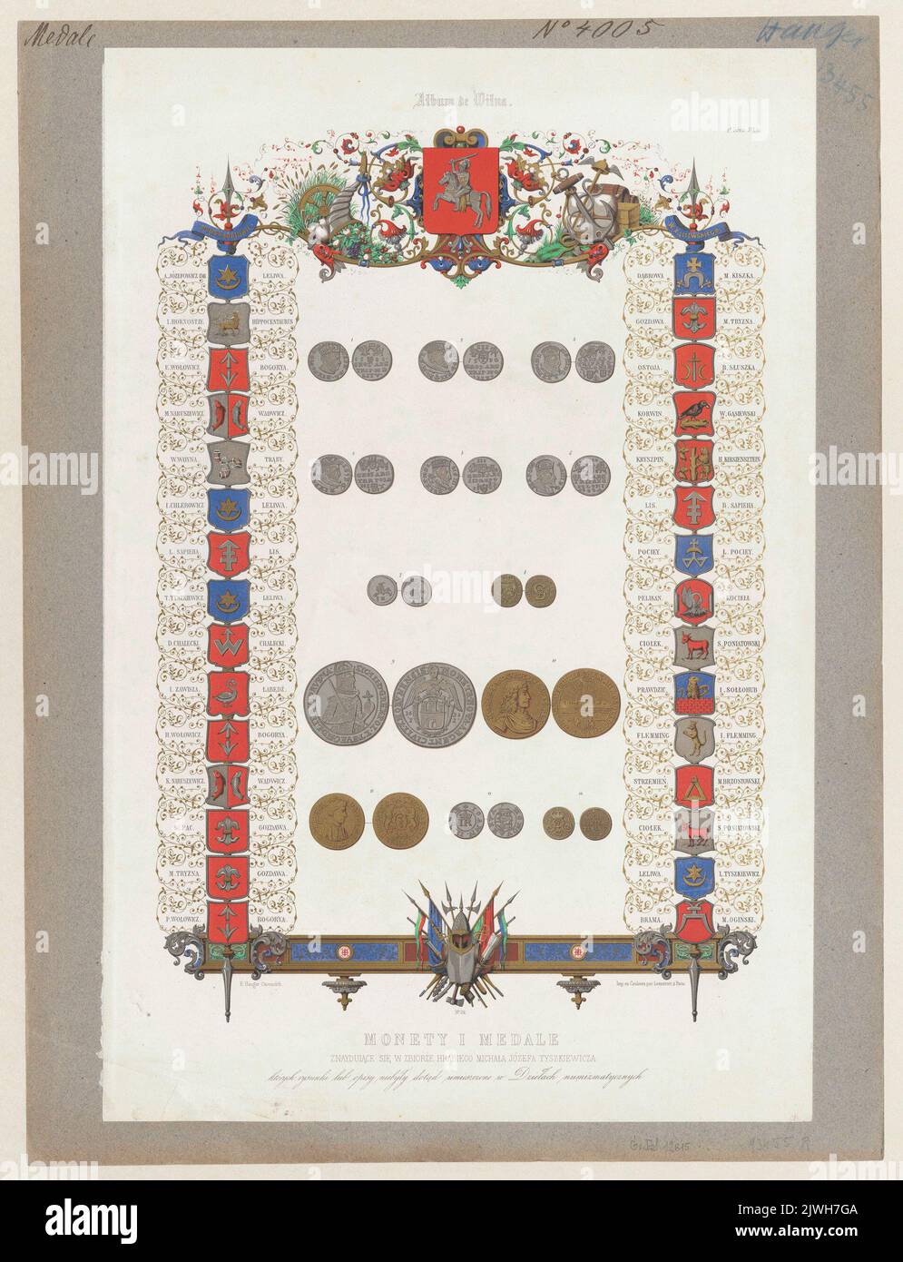 Coins and medals from the collections of Michał Józef Tyszkiewicz. Lemercier, Rose Joseph (Paryż ...