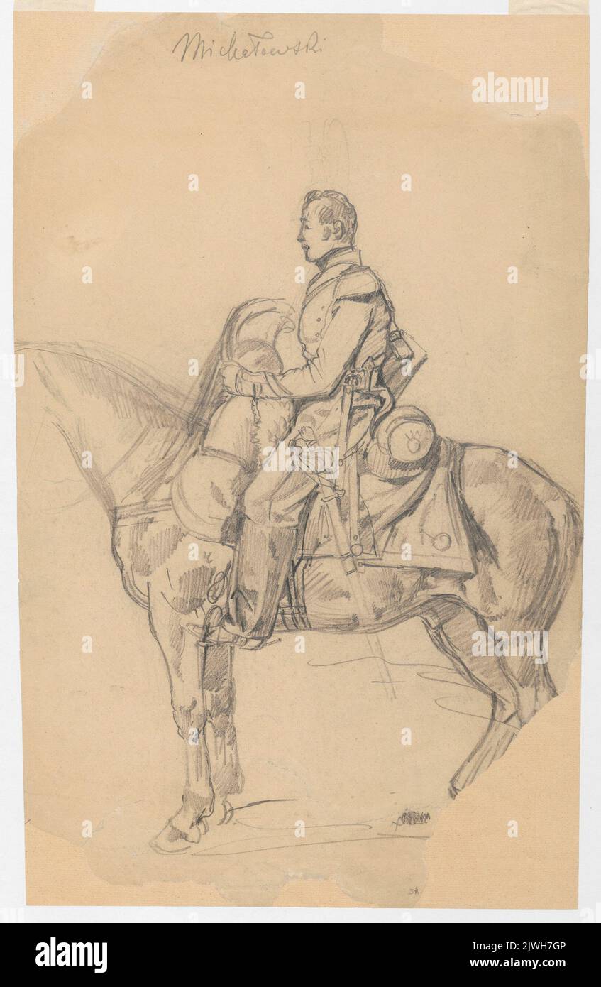 French Dragoon on horseback. Michałowski, Piotr (1800-1855 ...