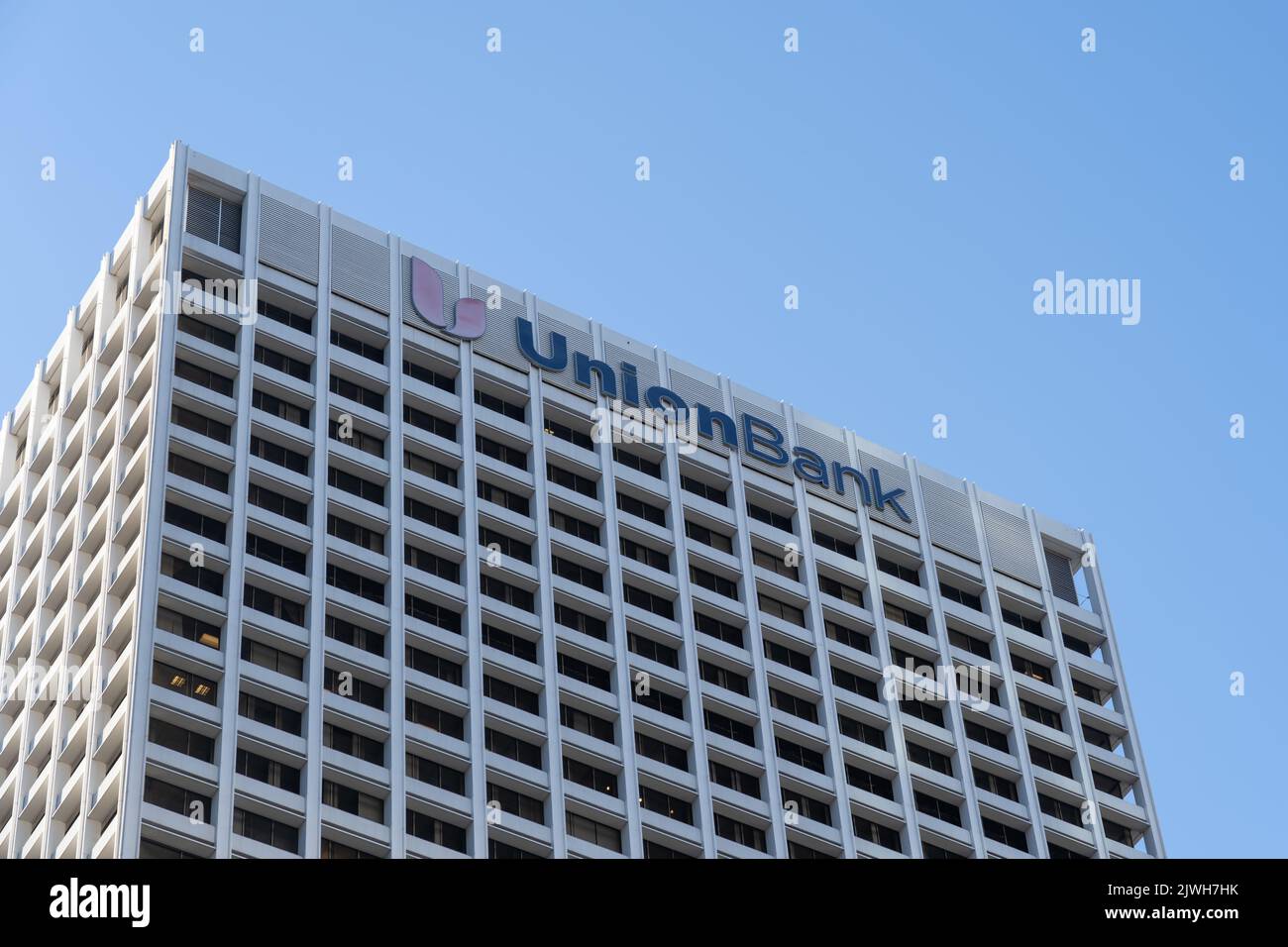 Los Angeles, CA, USA - July 5, 2022: Union Bank Plaza in Los Angeles ...