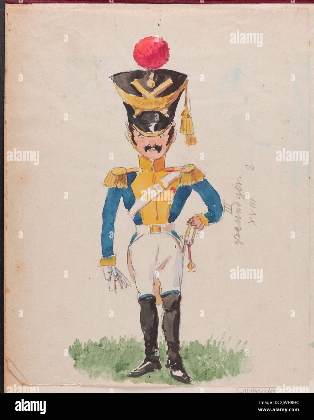 Grenadier. Witkiewicz, Stanisław (1851-1915), draughtsman, cartoonist ...