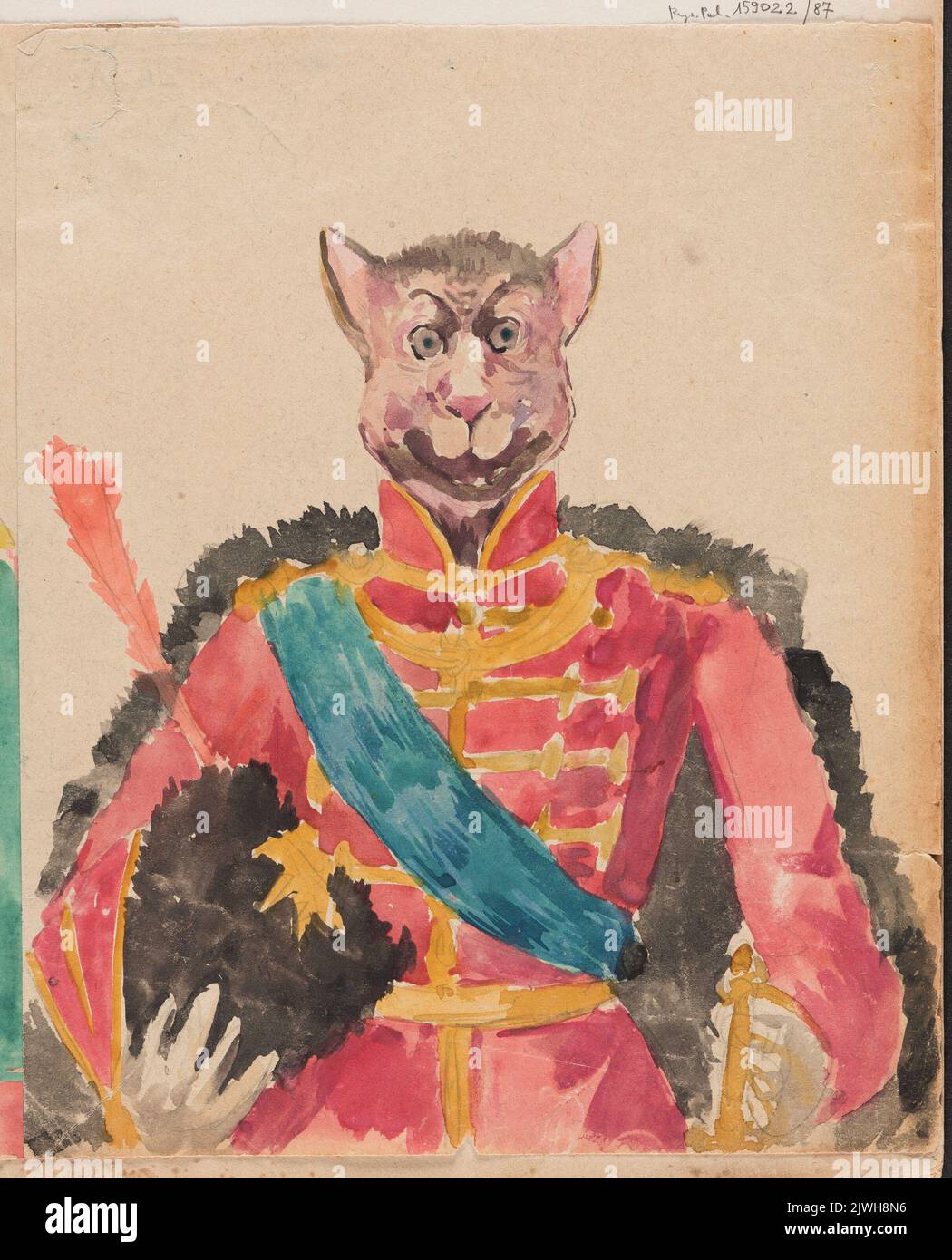 Officer with the face of a dog II. Witkiewicz, Stanisław (1851-1915 ...