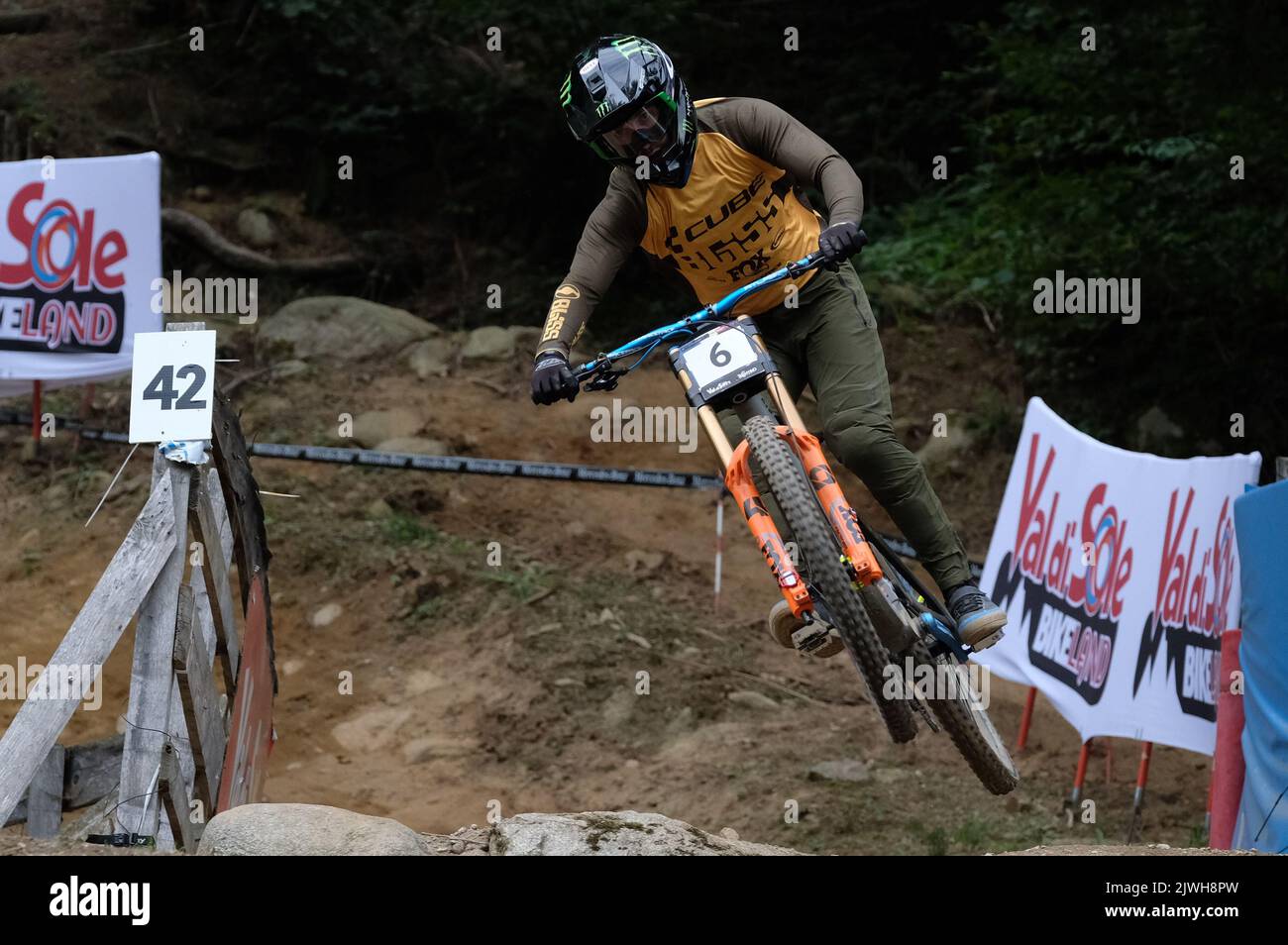 Val Di Sole, Italy. 03rd Sep, 2022. Elite men and women downhill race ...
