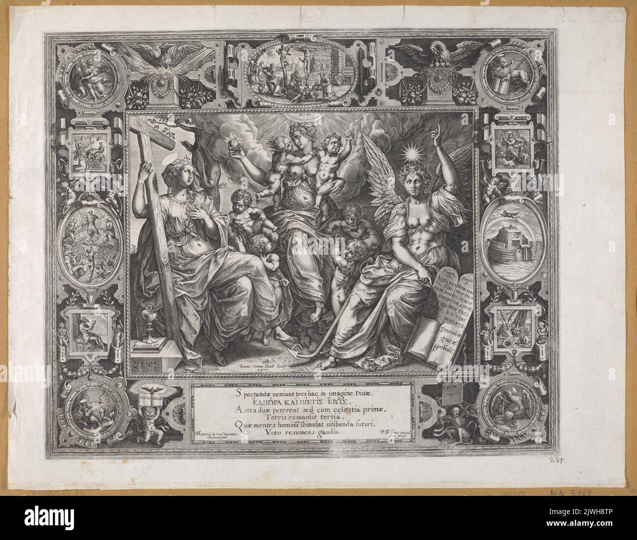 Allegory of the Faith, Hope and Charity (Three Theological Virtues ...