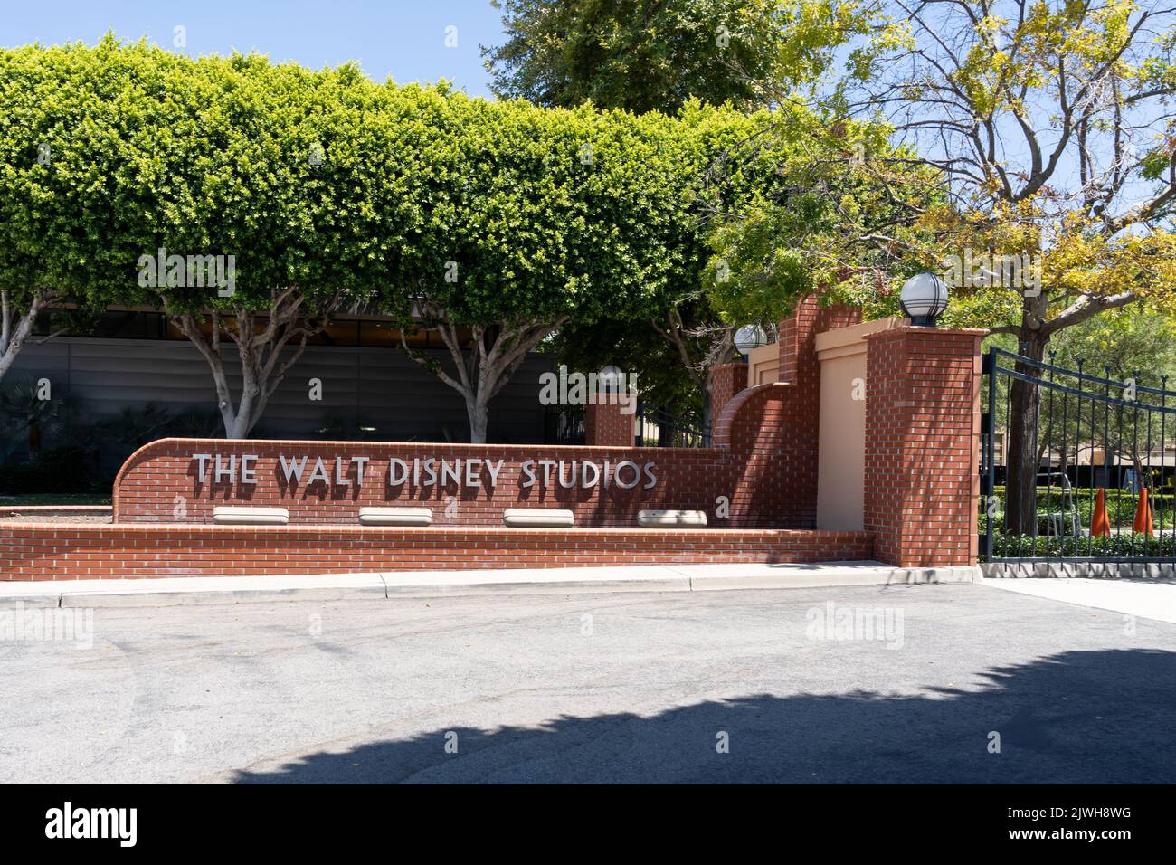 Walt Disney Studios sign is shown at its headquarters in Burbank ...