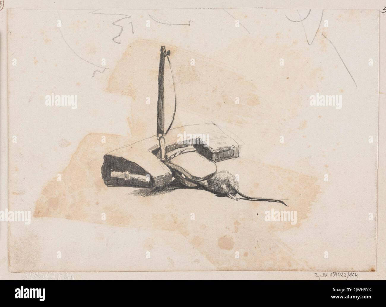 Mouse trap. Witkiewicz, Stanisław (1851-1915), draughtsman, cartoonist ...