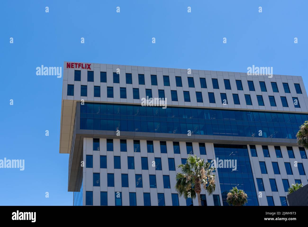 Los Angeles, Ca, USA - July 6, 2022: Netflix Los Angeles Headquarters ...