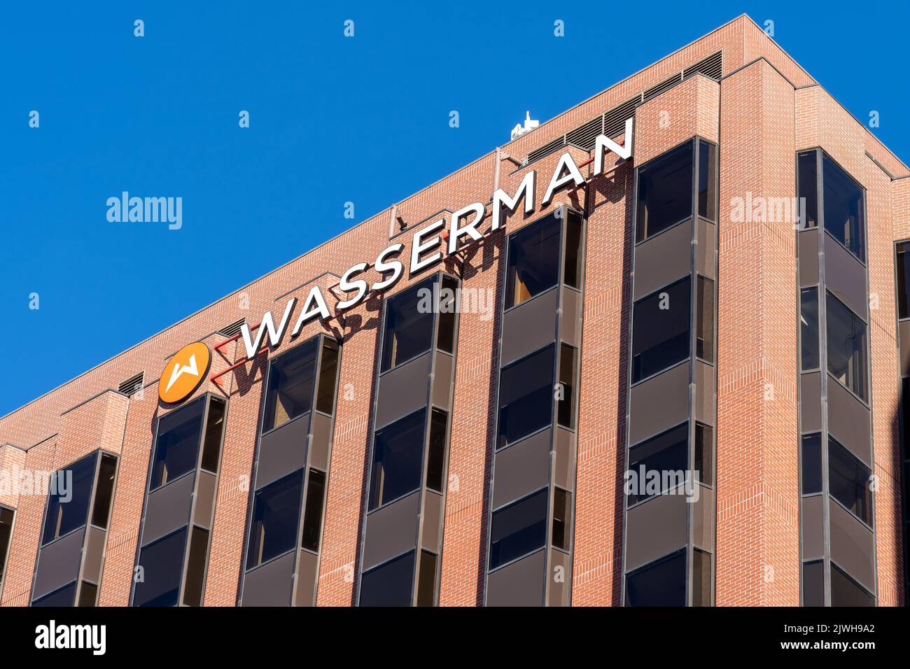Los Angeles, CA, USA - July 6, 2022: Wasserman headquarters in Los ...
