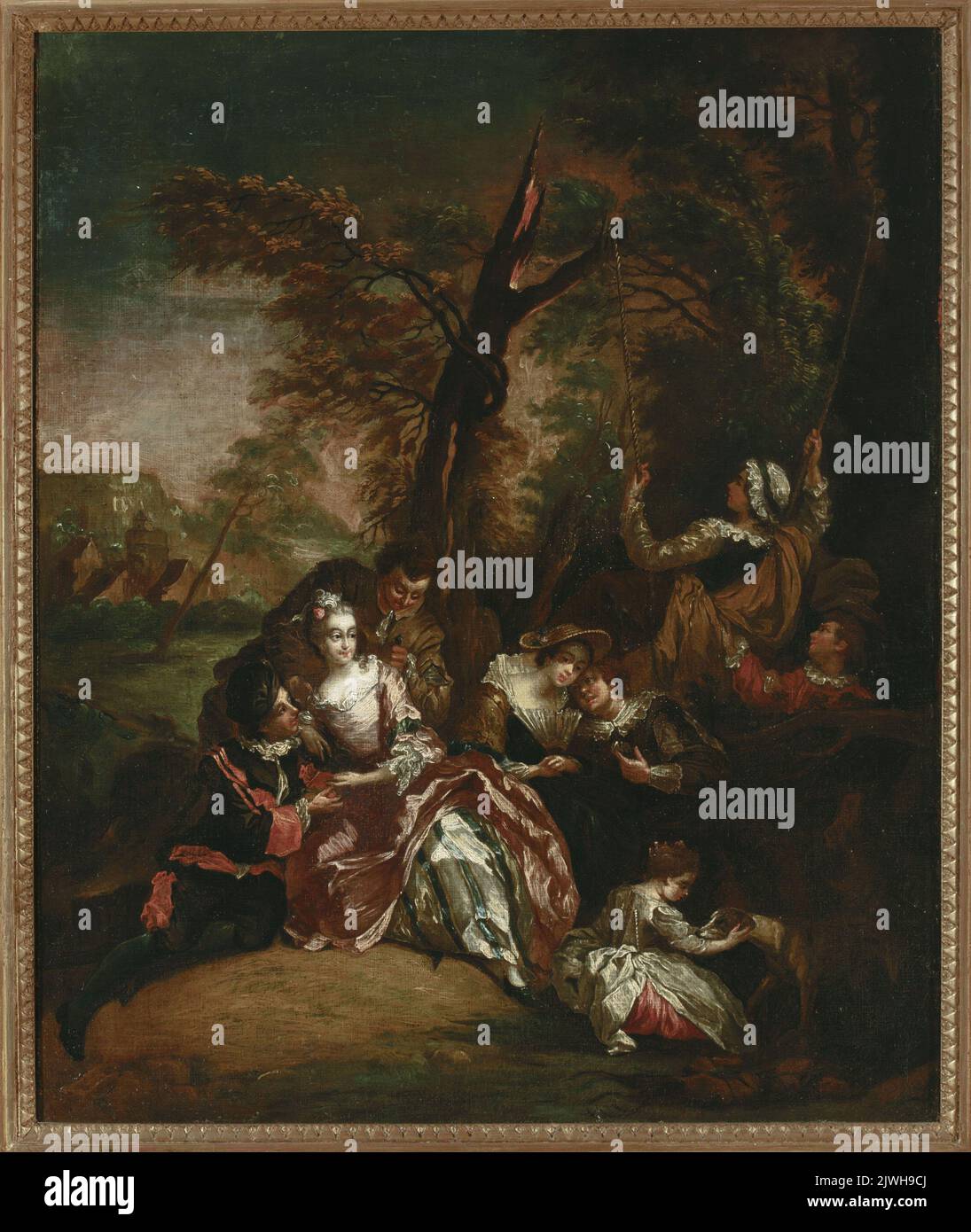 Swing (La conversation intéressante). Pater, Jean Baptiste (1695-1736 ...
