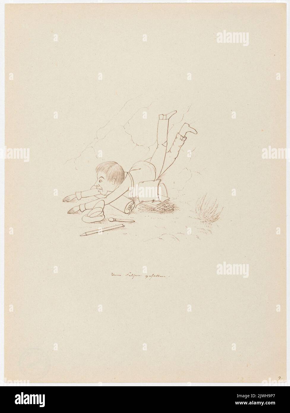 "SVom Felsen gefallen". Winkler, Karl Gustav Adolf (1810-1893 ...