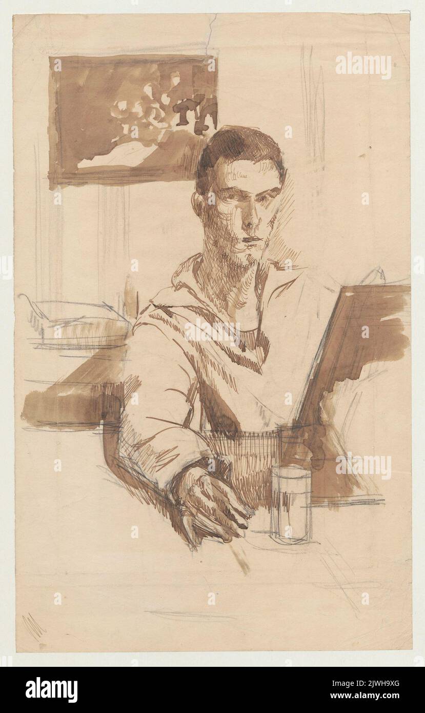 Self-portrait. Waliszewski, Zygmunt (1897-1936), draughtsman ...