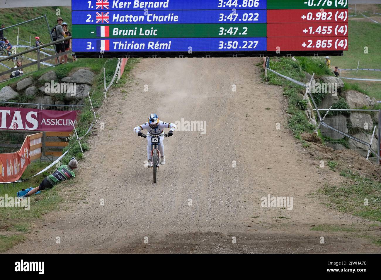 Val Di Sole, Italy. 03rd Sep, 2022. Elite men and women downhill race ...