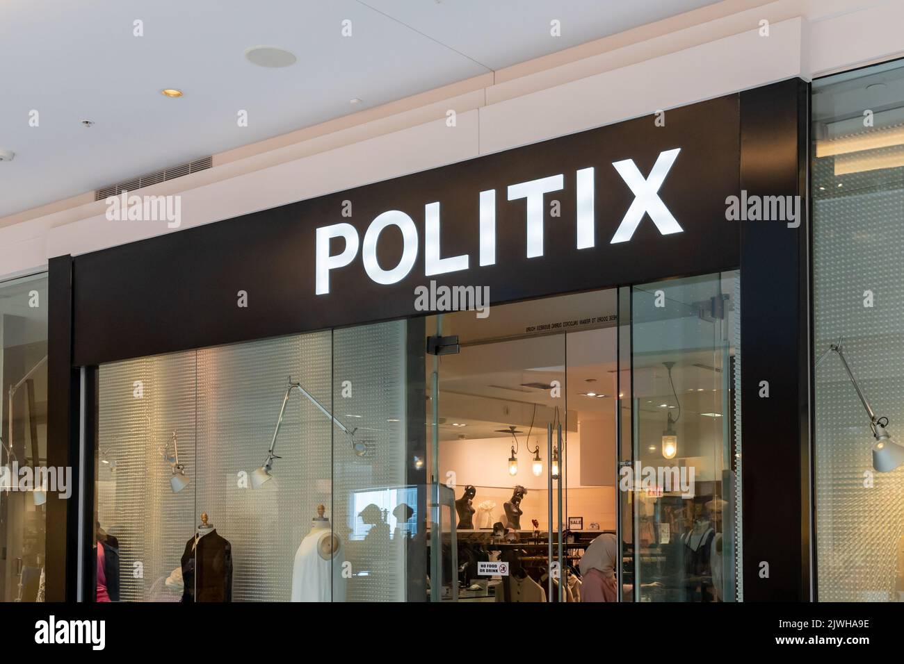 Los Angeles, California, USA - July 7, 2022: A POLITIX store is shown ...