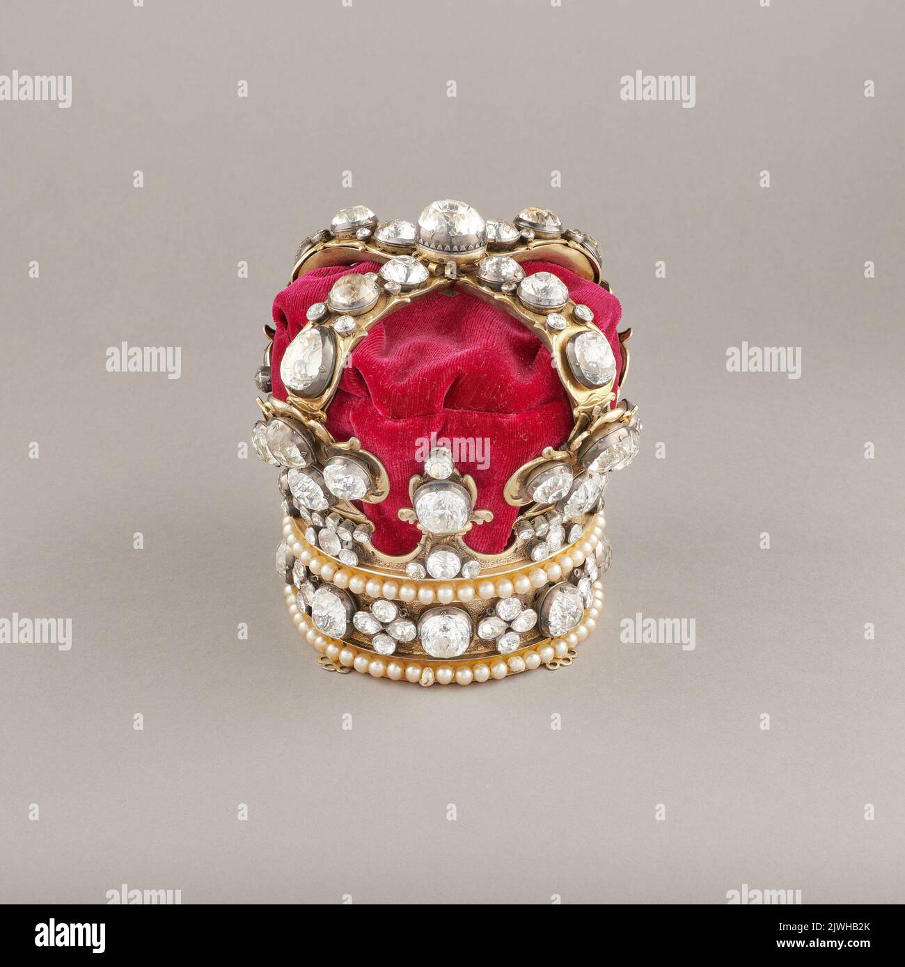 Crown of the Queen Maria Josepha. Köhler, Johannes, goldsmith Stock ...