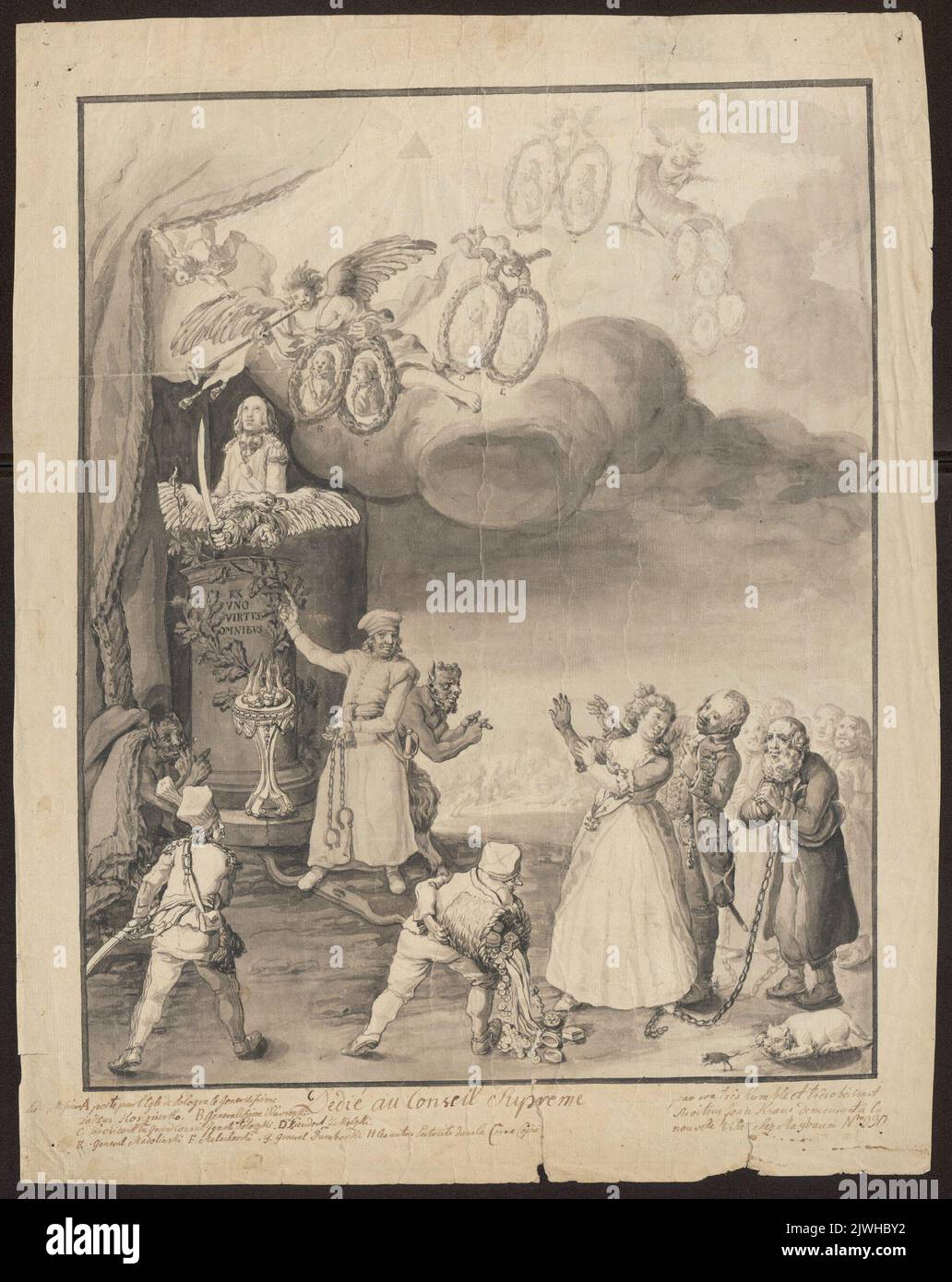 Allegory of the Kościuszko Uprising, which Thwarted the Plans of ...