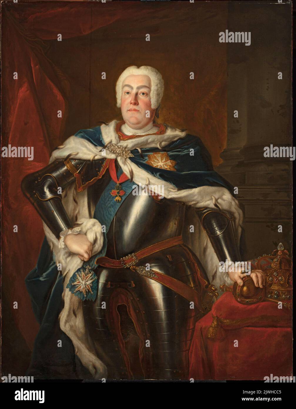 Portrait of Augustus III (1696–1763). Silvestre, Louis de (1675-1760 ...