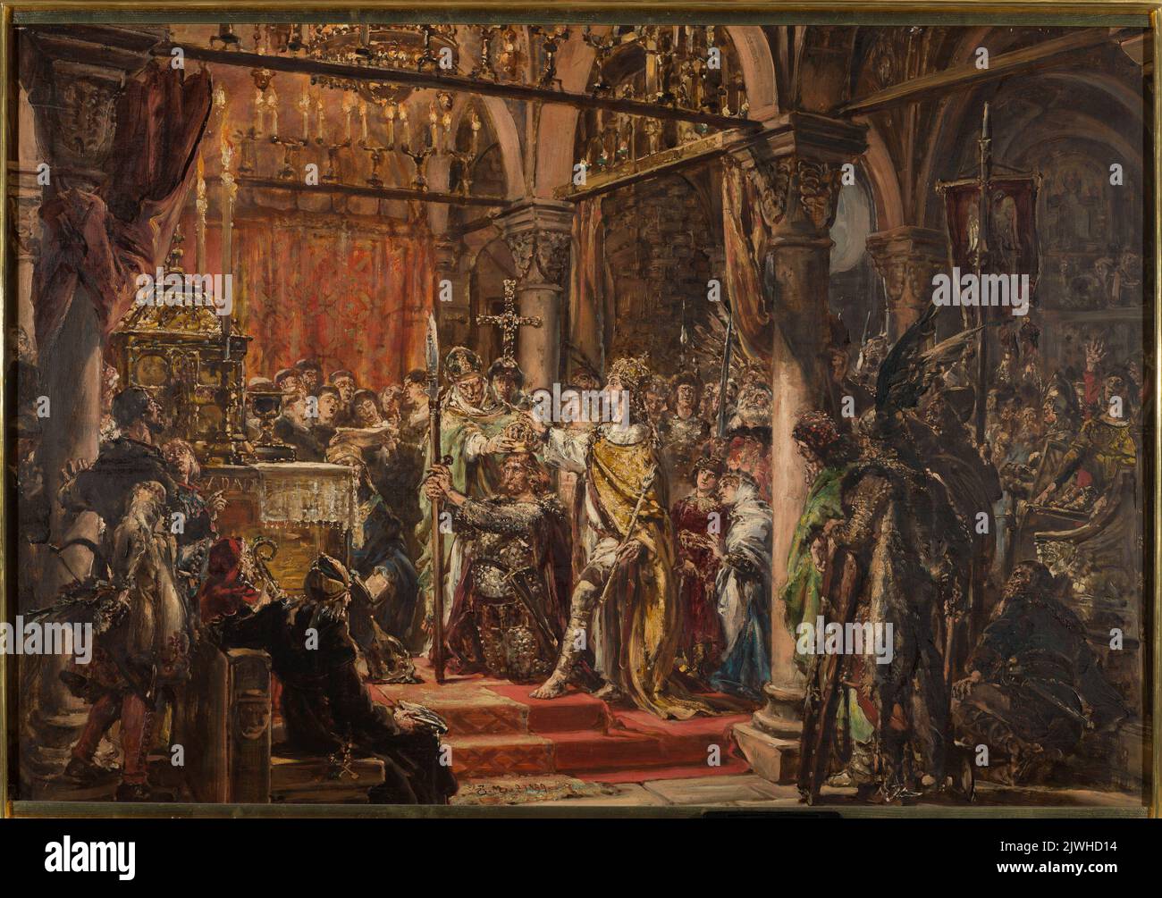 Coronation of the First King, 1001 AD, from the series “History of ...