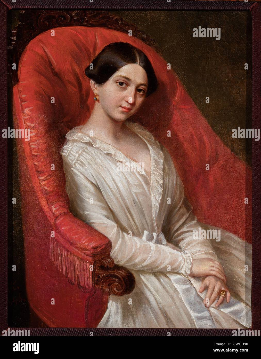 Portraits in an armch hi-res stock photography and images - Alamy