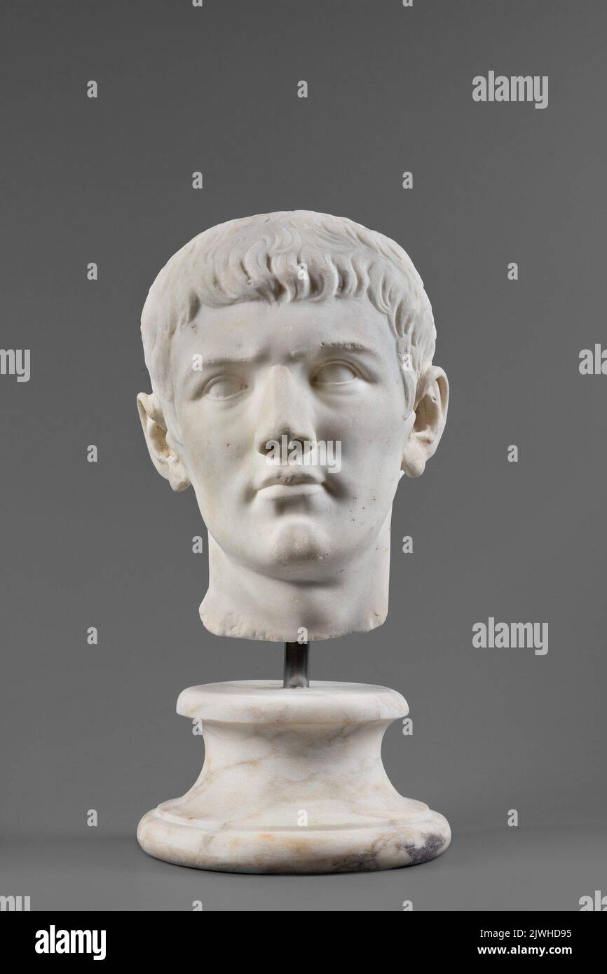 Portret Druzusa Młodszego (?). warsztat rzymski Stock Photo - Alamy