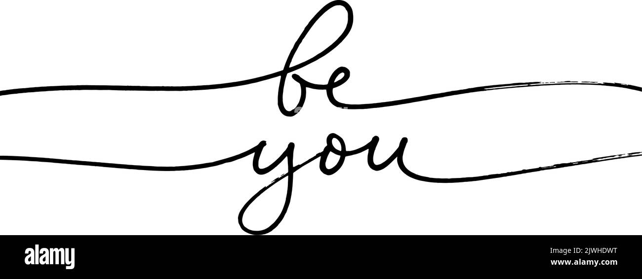 Lettering word love yourself Cut Out Stock Images & Pictures - Alamy