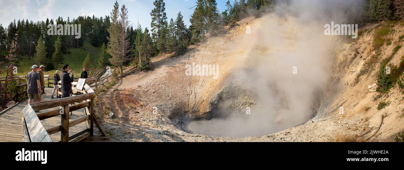 Hydrothermal yellowstone hi-res stock photography and images - Alamy
