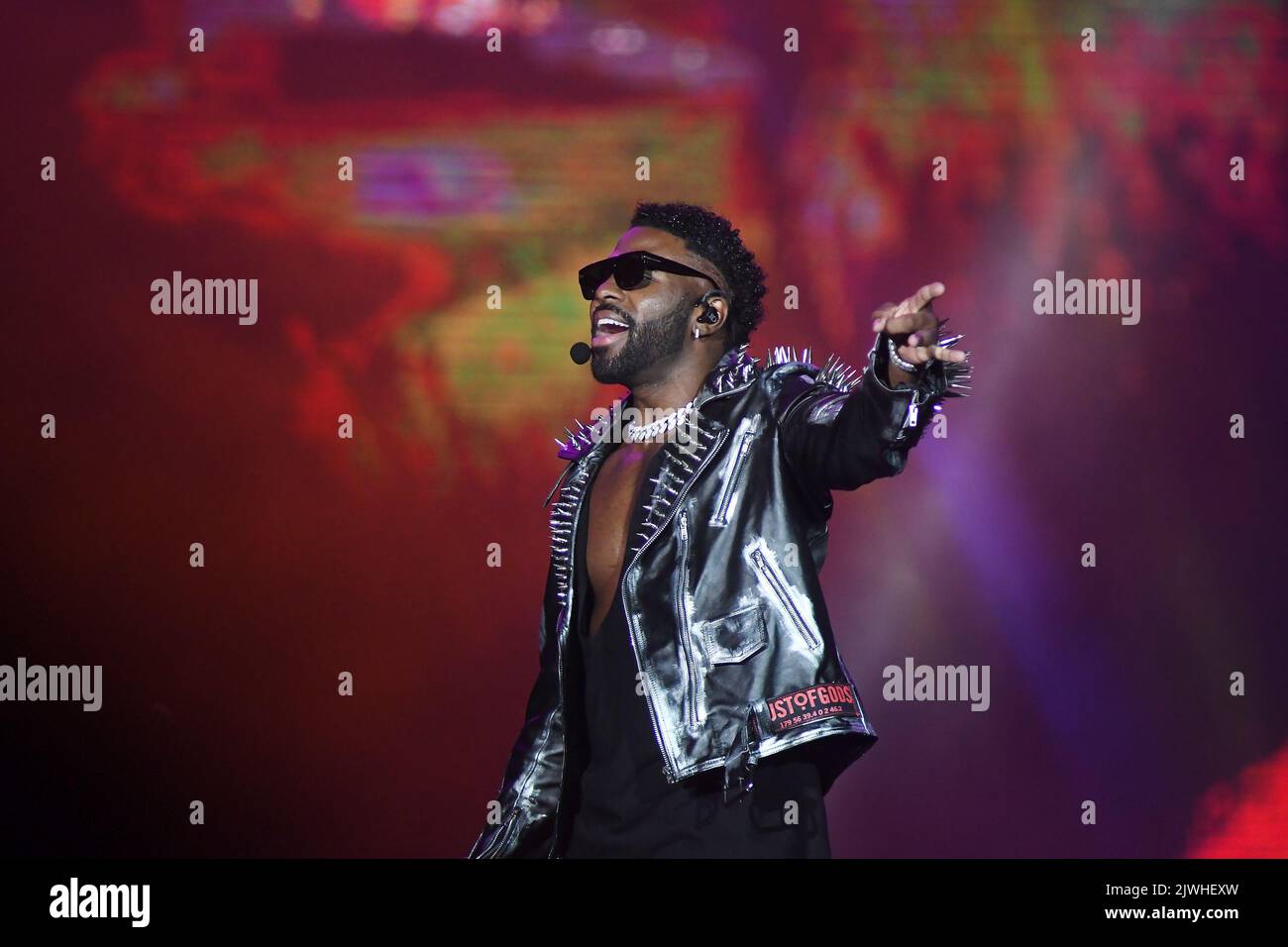 Rio de Janeiro, Brazil,September 3, 2022. Singer Jason Derulo, during ...