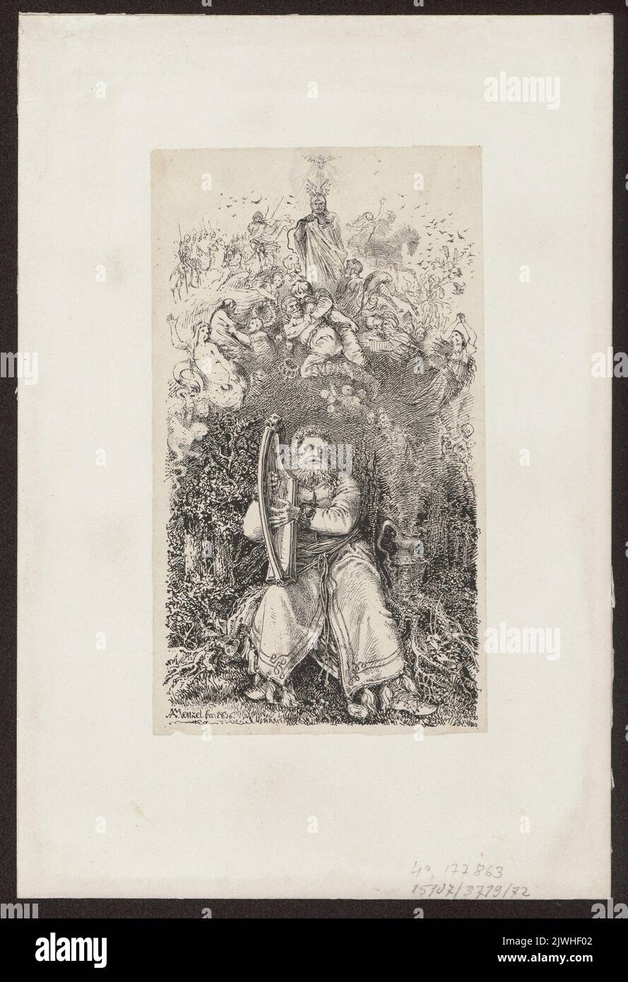 Tittelblattt zu den Gedichten von Adam Mickiewicz. Menzel, Adolph (1815 ...