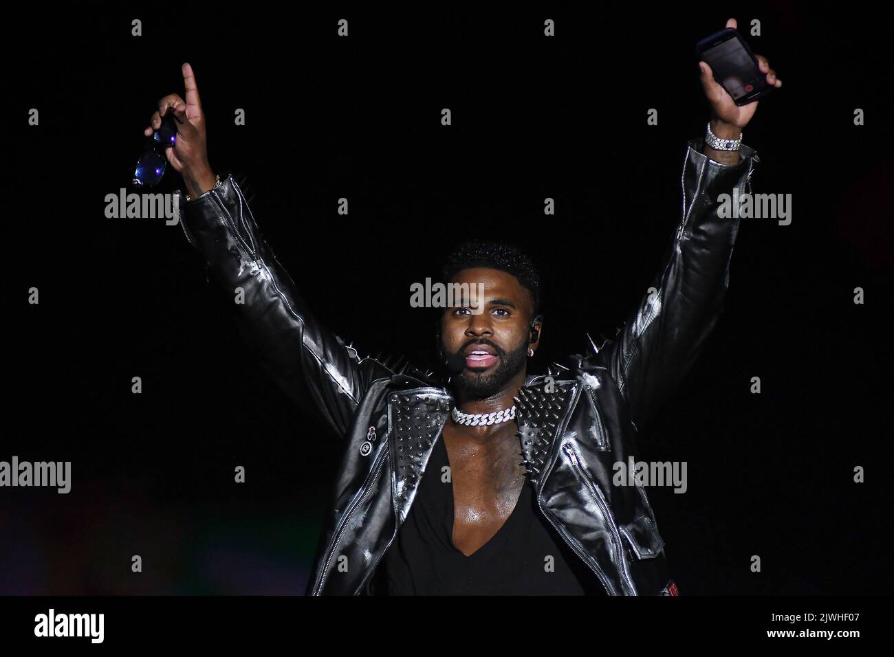 Rio de Janeiro, Brazil,September 3, 2022. Singer Jason Derulo, during ...