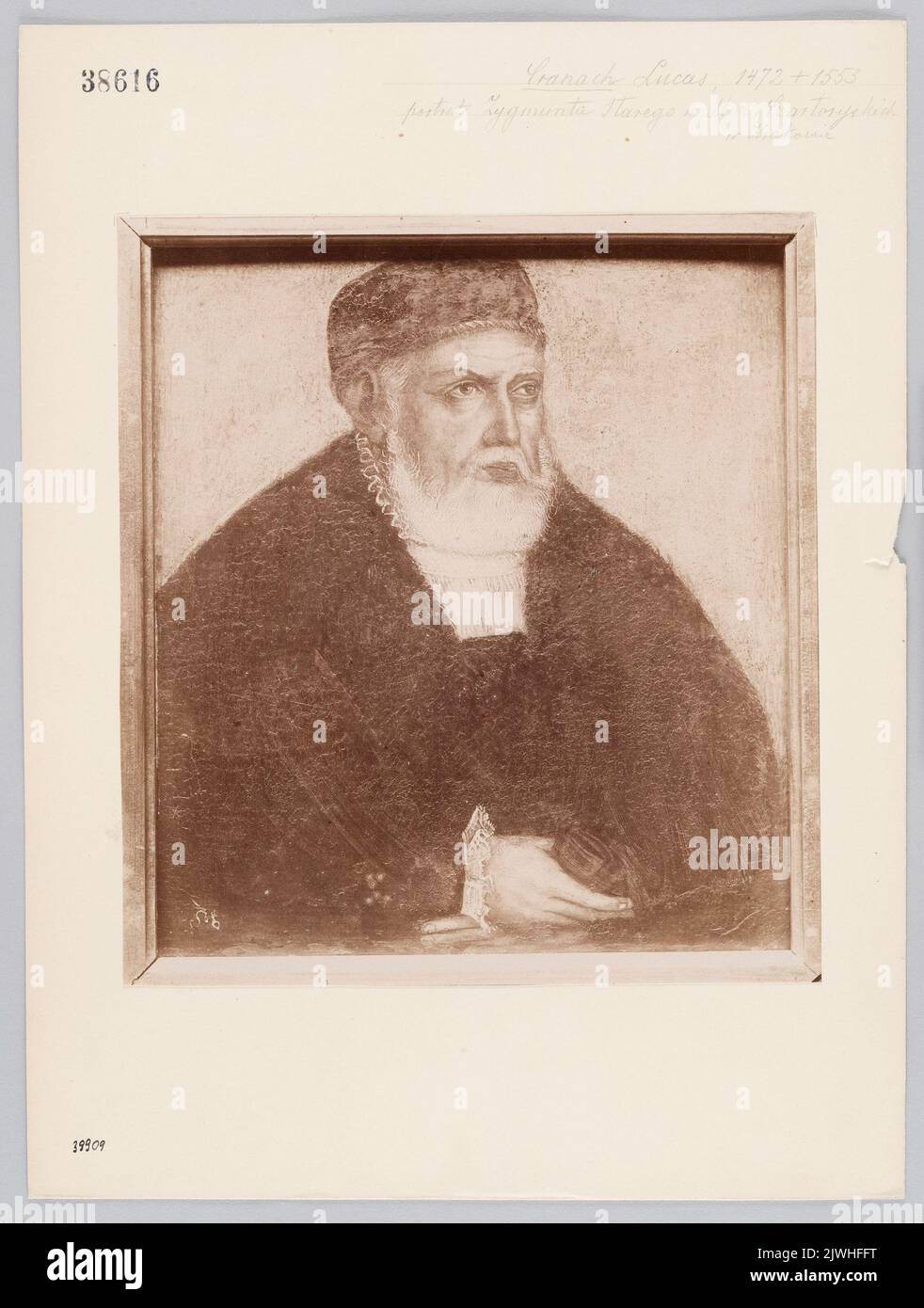 Photograph of painting: Lucas Cranach the Elder (1472-1553), portrait ...