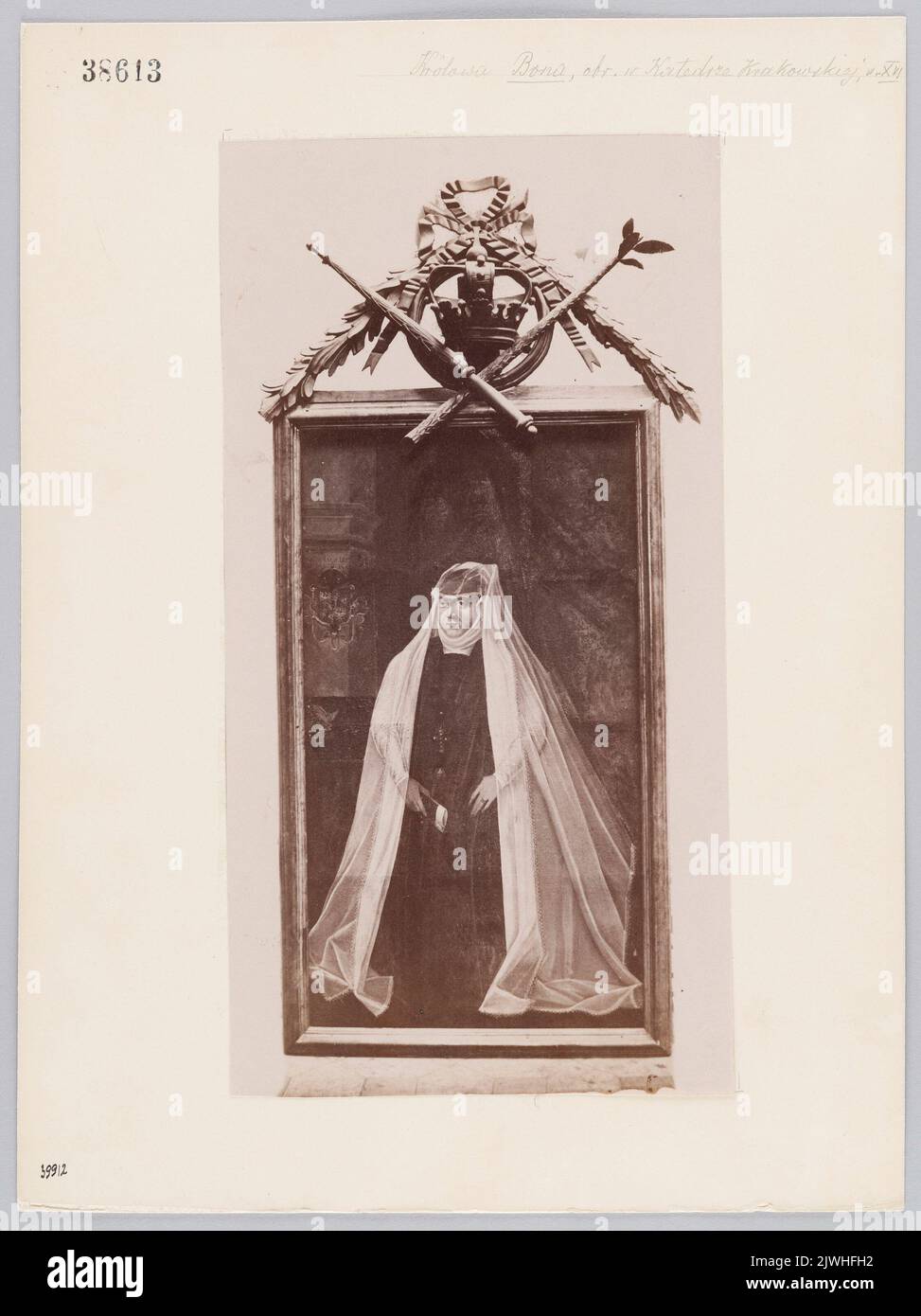 Photograph of painting: `Bona the Queen`, painting at a cathedral in ...