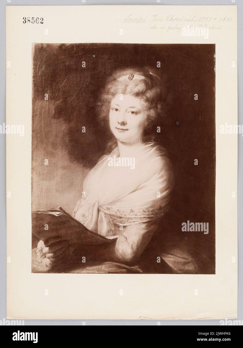 Photograph of painting: Lampi Jan Chrzciciel (1751-1830), painting at ...