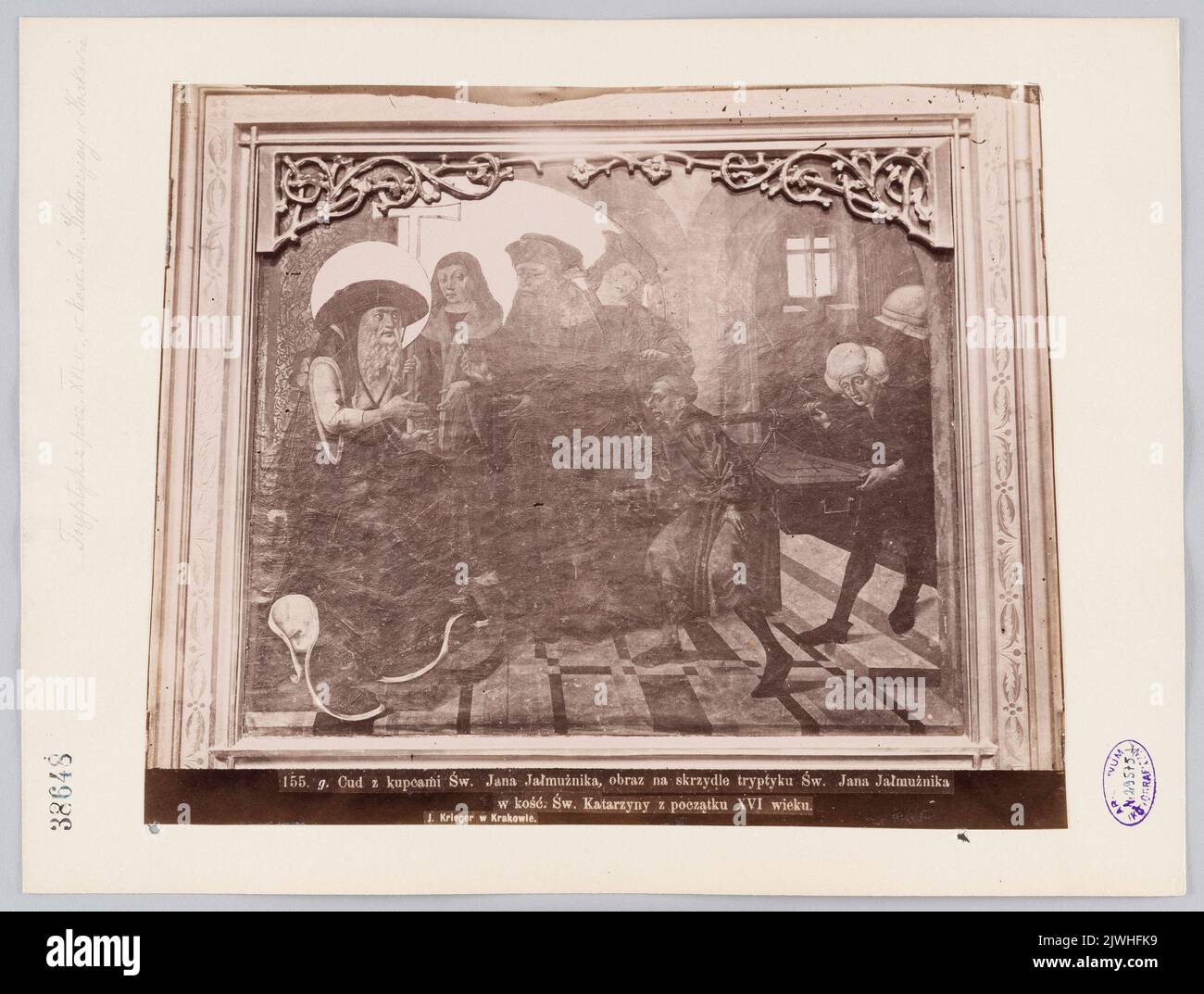 Photograph of painting: `Trader miracle of St. John the Merciful ...