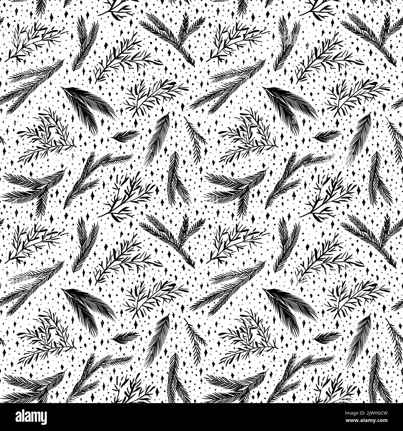 Pine cones vector pattern Stock Vector Images - Alamy