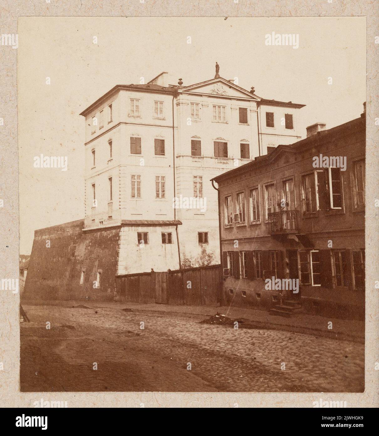 Warsaw. Tamka Street – Institute of Music (Ostrogski Palace).. unknown ...