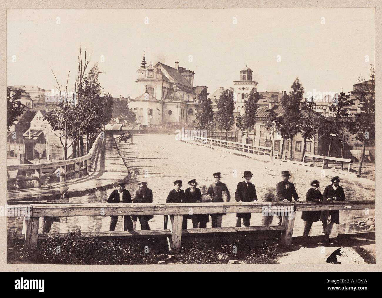 Warsaw. Nowy Zjazd Street.. Beyer, Karol (1818-1877), photographer ...