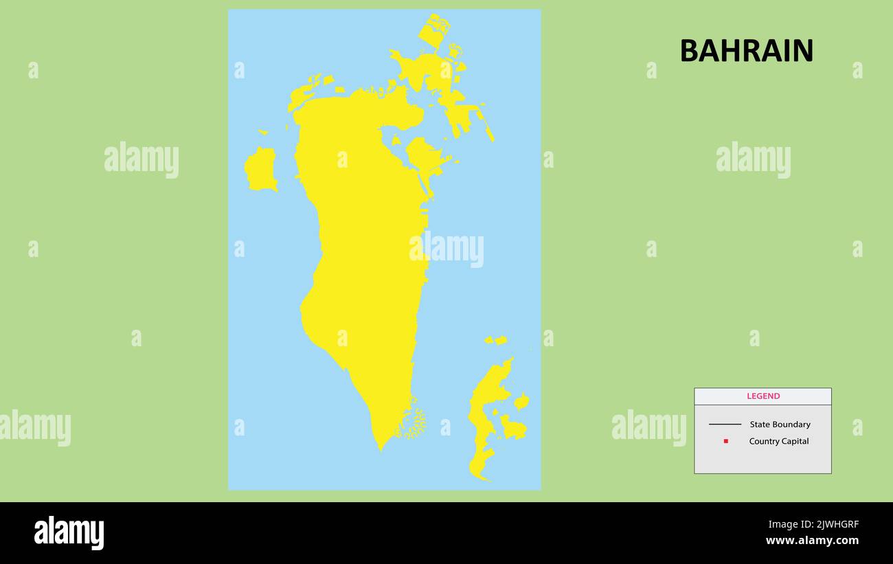 Outline map bahrain hi-res stock photography and images - Alamy
