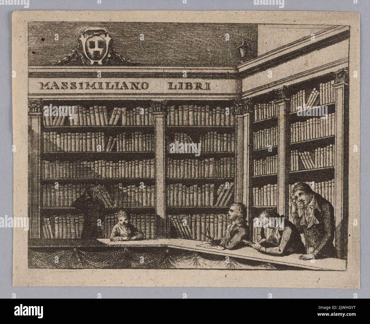 Illustrated bookplate hi-res stock photography and images - Alamy