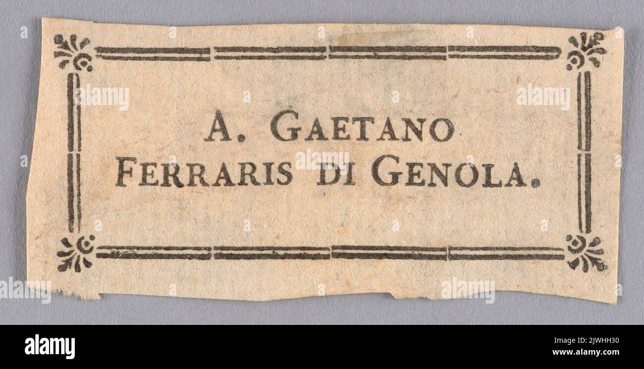 Di genola hi-res stock photography and images - Alamy