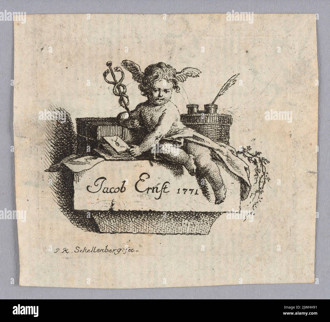 [Bookplate:] Jacob Ernst. Schellenberg, Johann Rudolf (1754-1809 ...