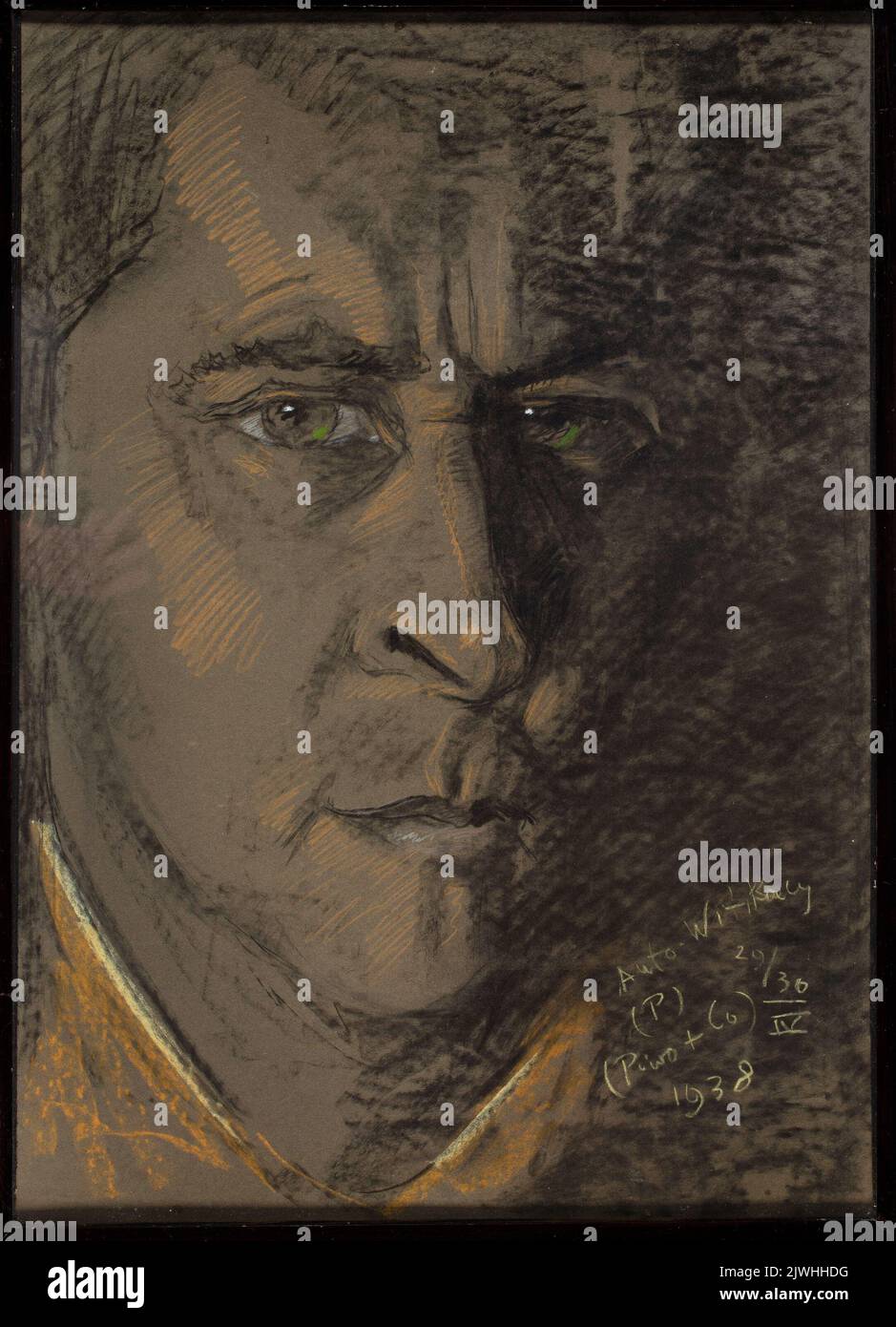 Self-portrait. Witkiewicz, Stanisław Ignacy (1885-1939), draughtsman ...
