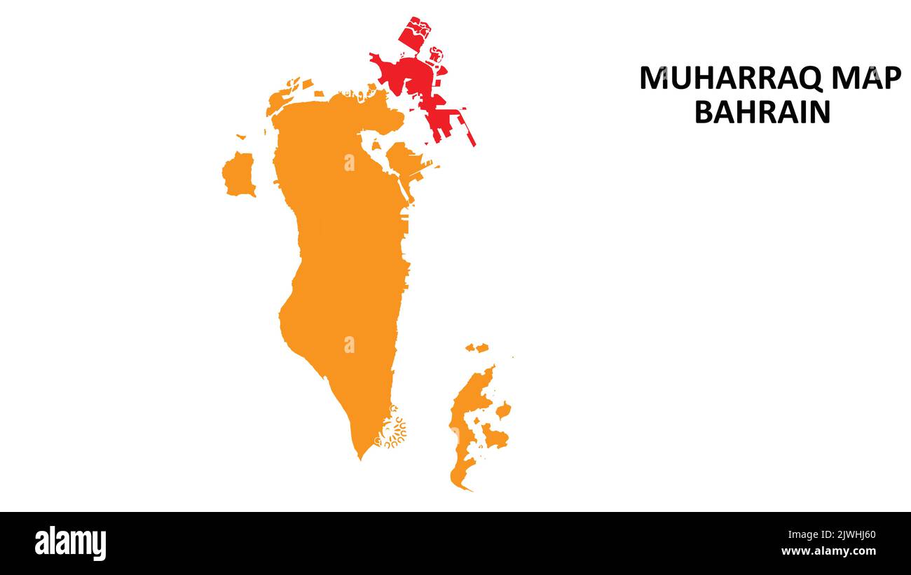 Bahrain map hi-res stock photography and images - Alamy