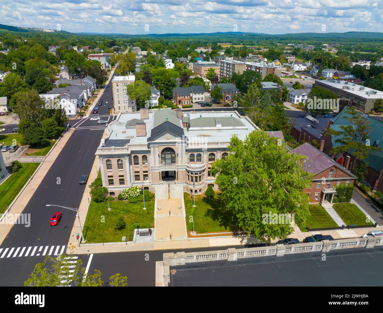 New Hampshire State Library Building was built in 1895 with native ...