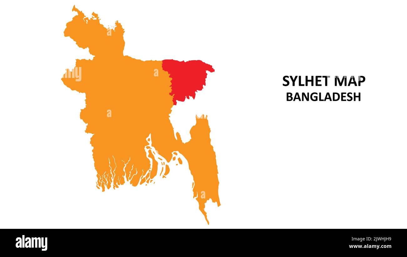 Political map bangladesh Cut Out Stock Images & Pictures - Alamy